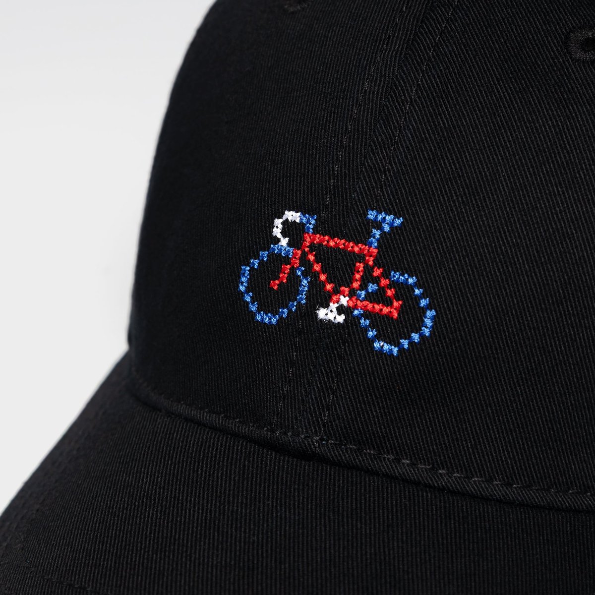 DEDICATED - Soft Cap Slussen Stitch Bike Black