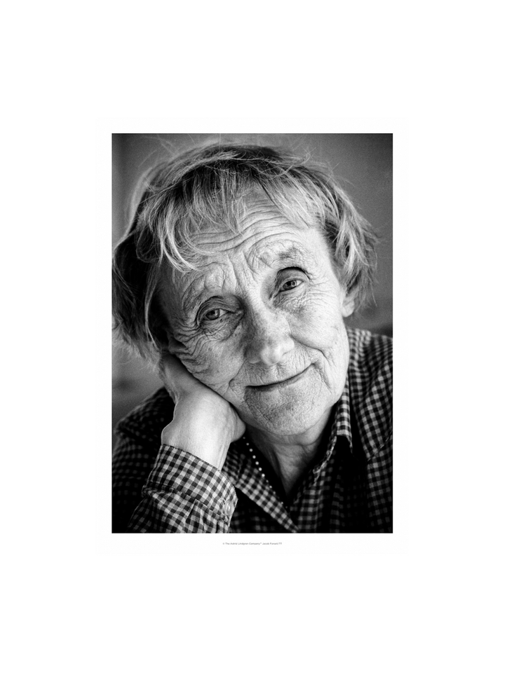 Poster Pippi Longstocking - Pippi hugs - Astrid Lindgren