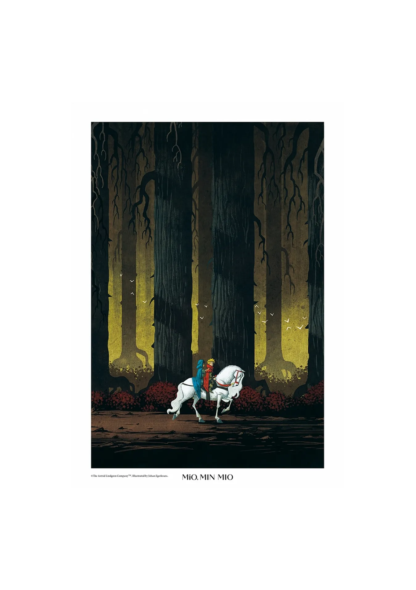 Poster Mio, min Mio - Mio och Jumjum - 21x30 cm - Astrid Lindgren