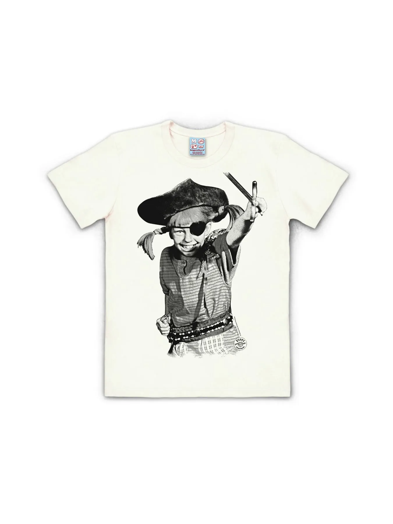 T-shirt-Pippi Longstocking pirate - Astrid Lindgren