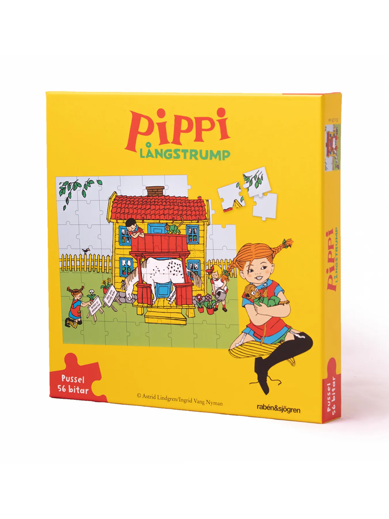 Pussel Pippi Långstrump 56 bitar - Astrid Lindgren